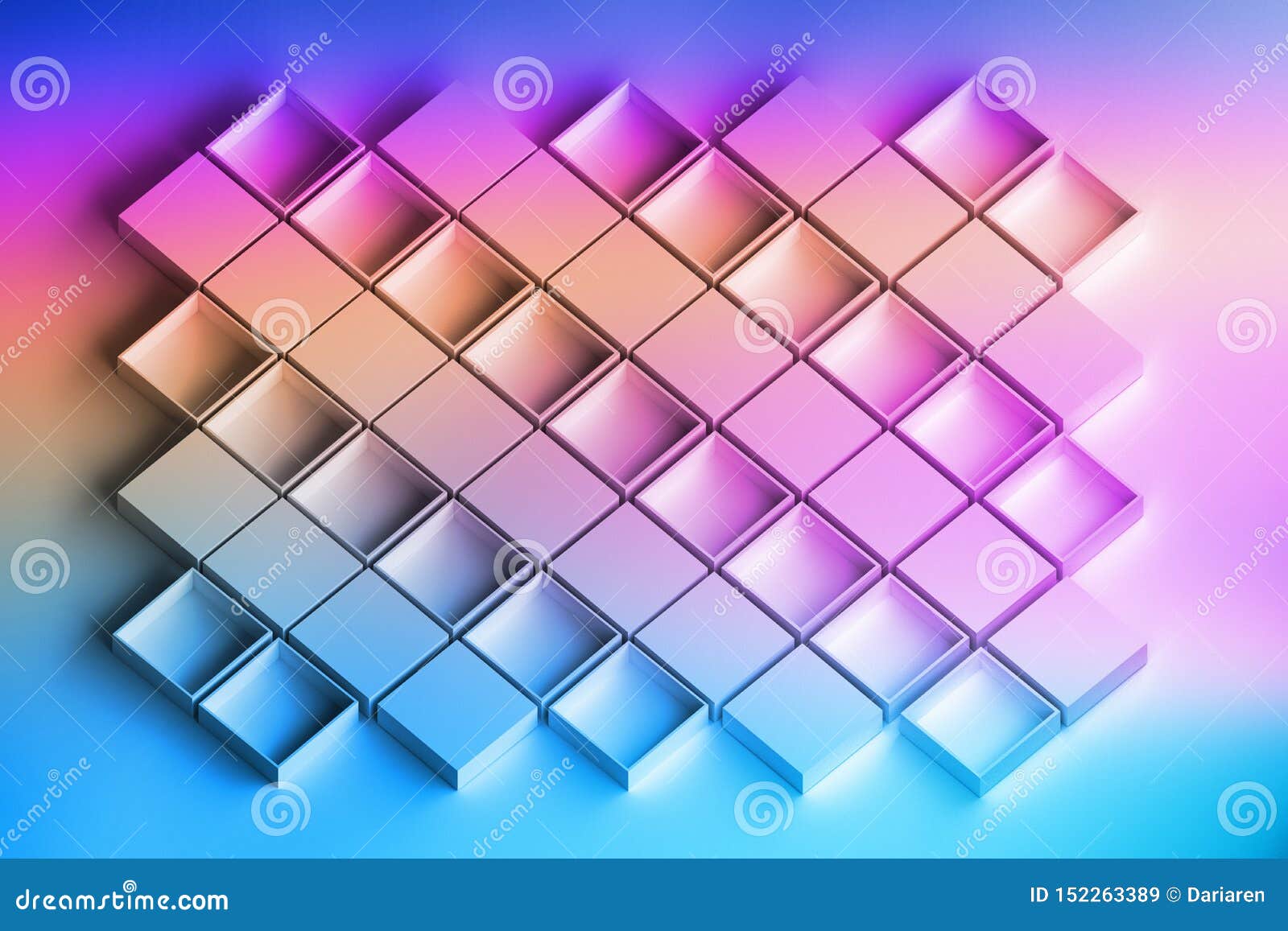 Vivid Opened and Closed Boxes Stock Illustration - Illustration of ...