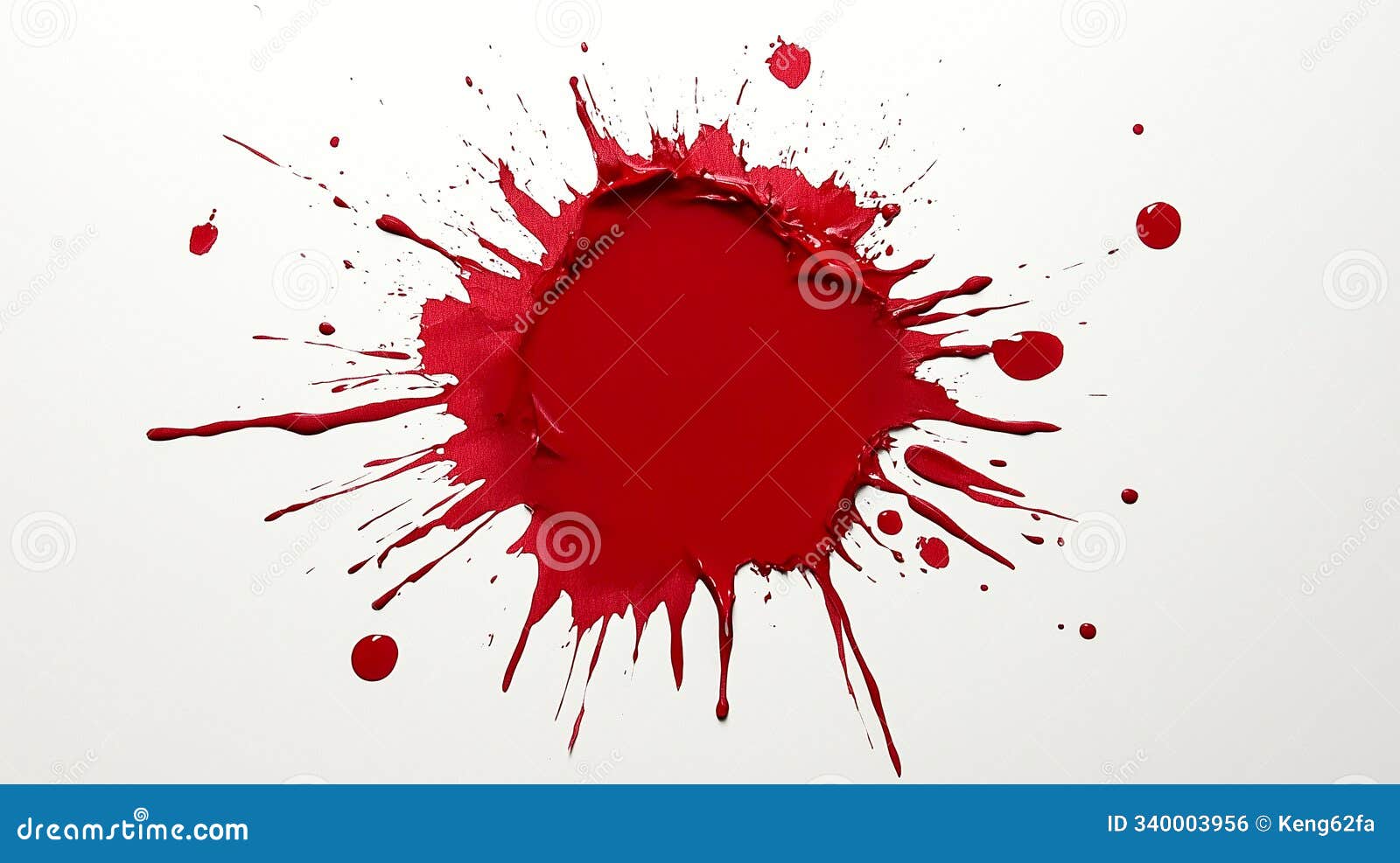 Vivid Red Splash on White Background Creates Striking Visual Impact ...