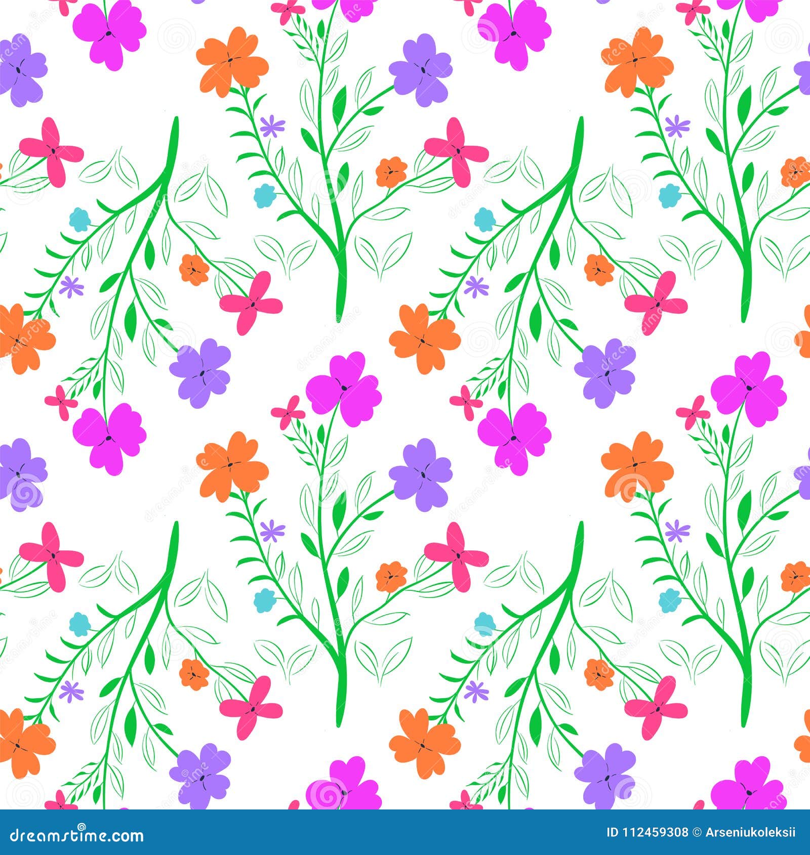 Flowered Pattern Background Wallpaper For Design Layout Stock Photo ...