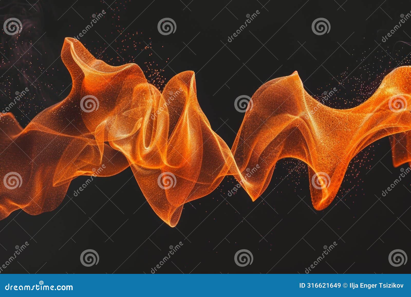 Vivid Sound Wave Visualization Set Against a Dark Background for ...