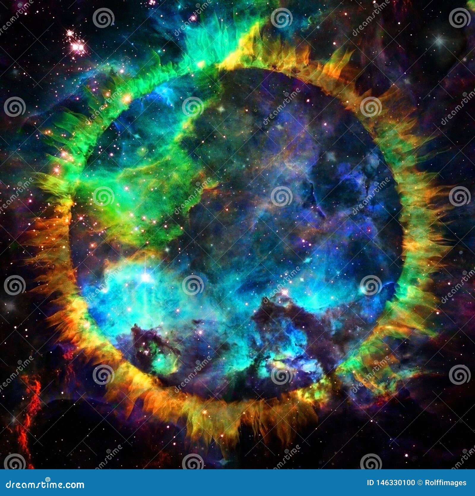 Vivid space stock illustration. Illustration of bright - 146330100