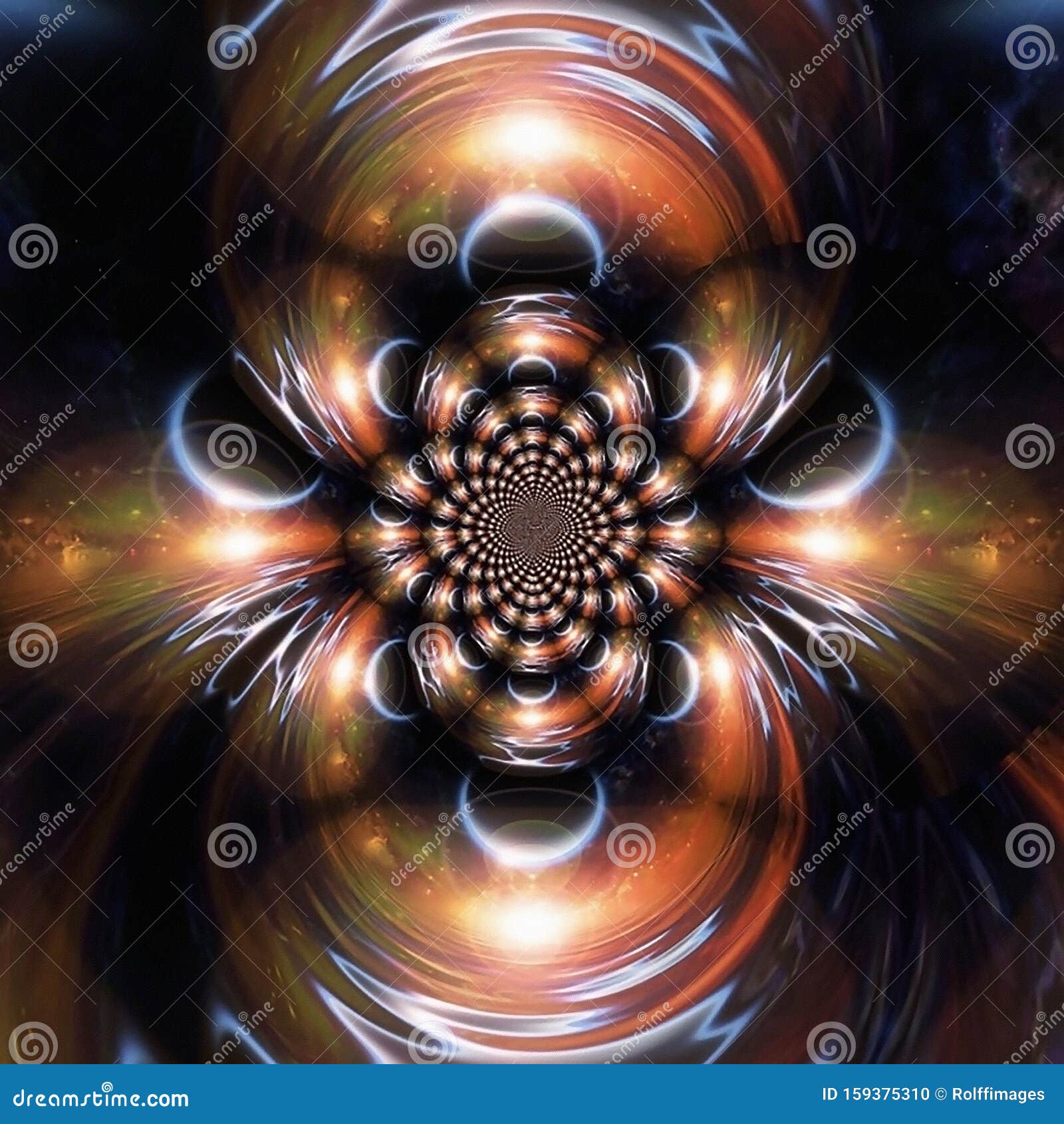 Vivid space stock illustration. Illustration of endless - 159375310