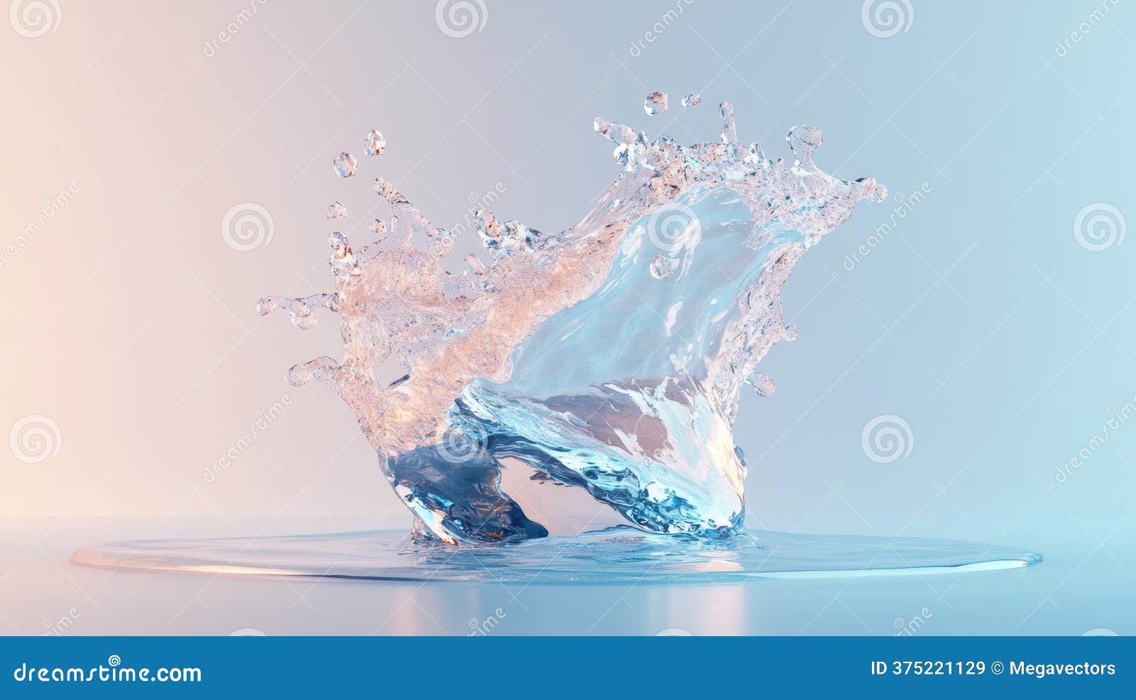 Vivid Splash Of Colorful Paint In Motion On A Dark Background Stock ...