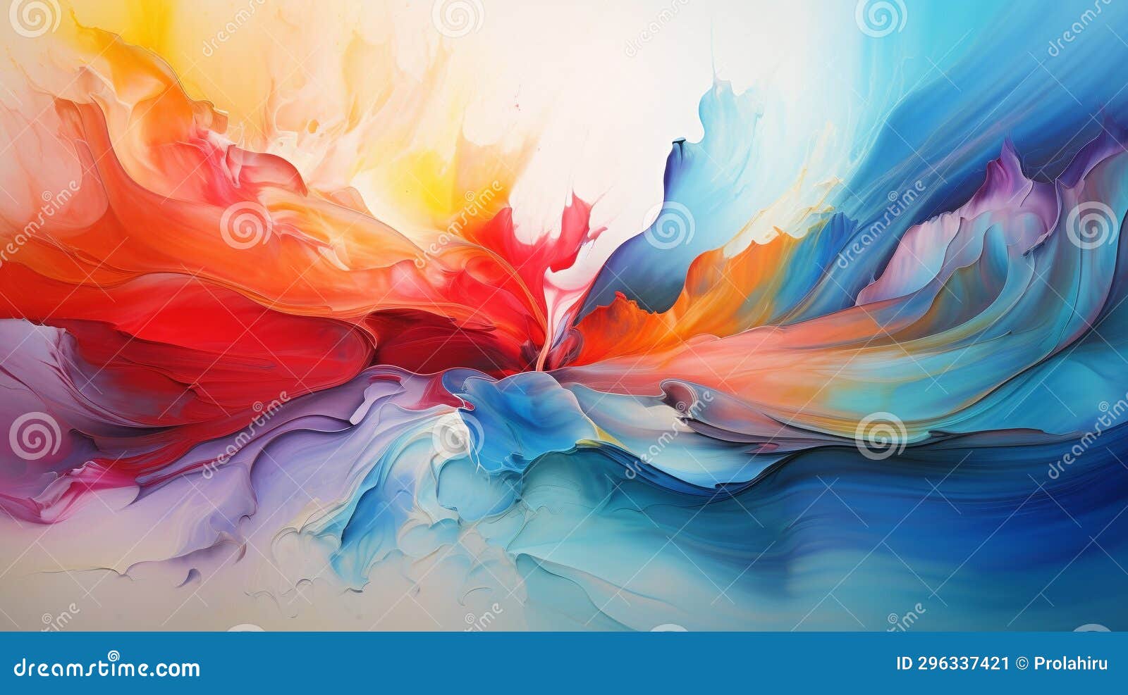 Vivid Splashes of Paint Abstract Expressionism Stock Illustration ...
