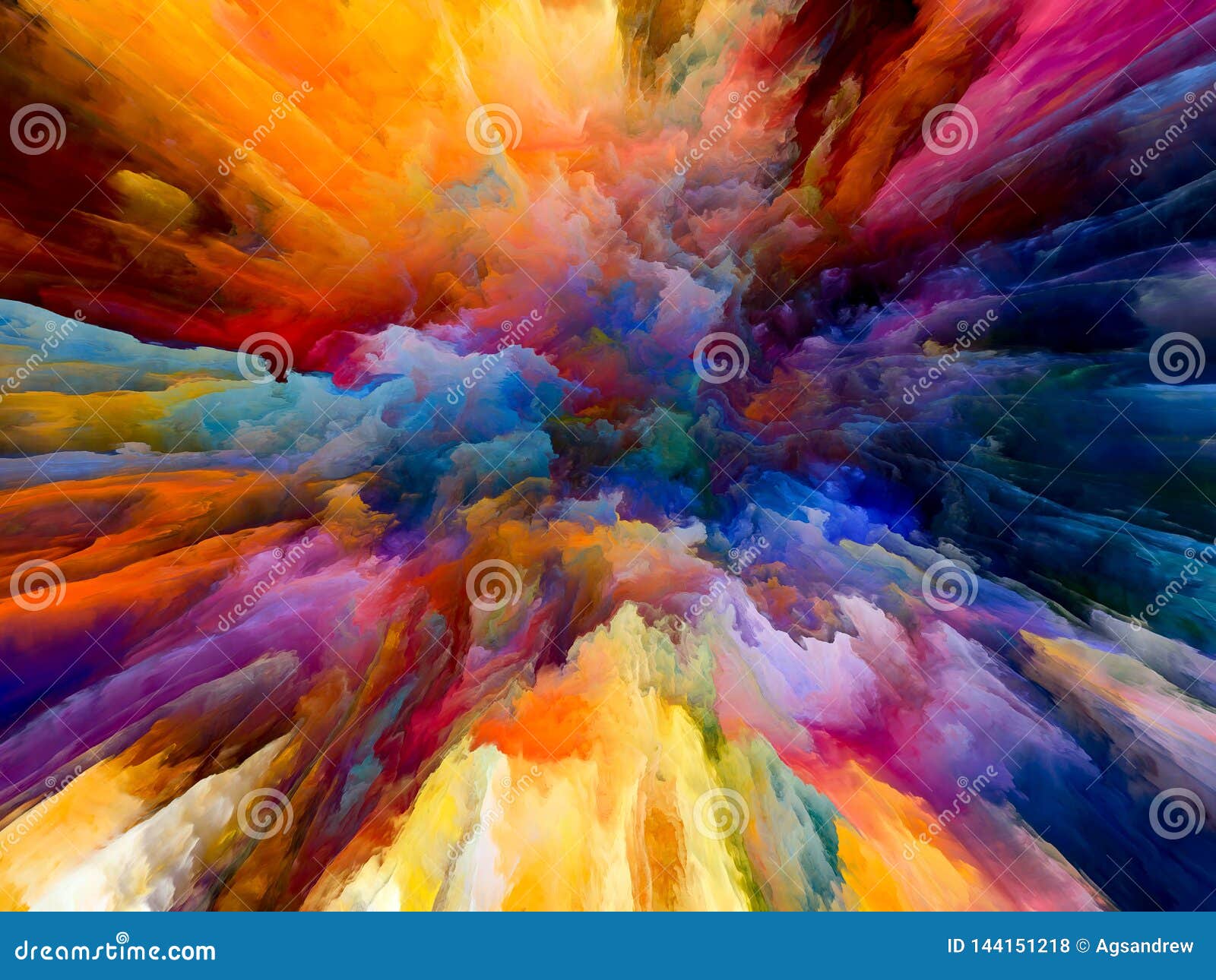 Vivid Splatter stock photo. Image of multicolored, burs - 144151218