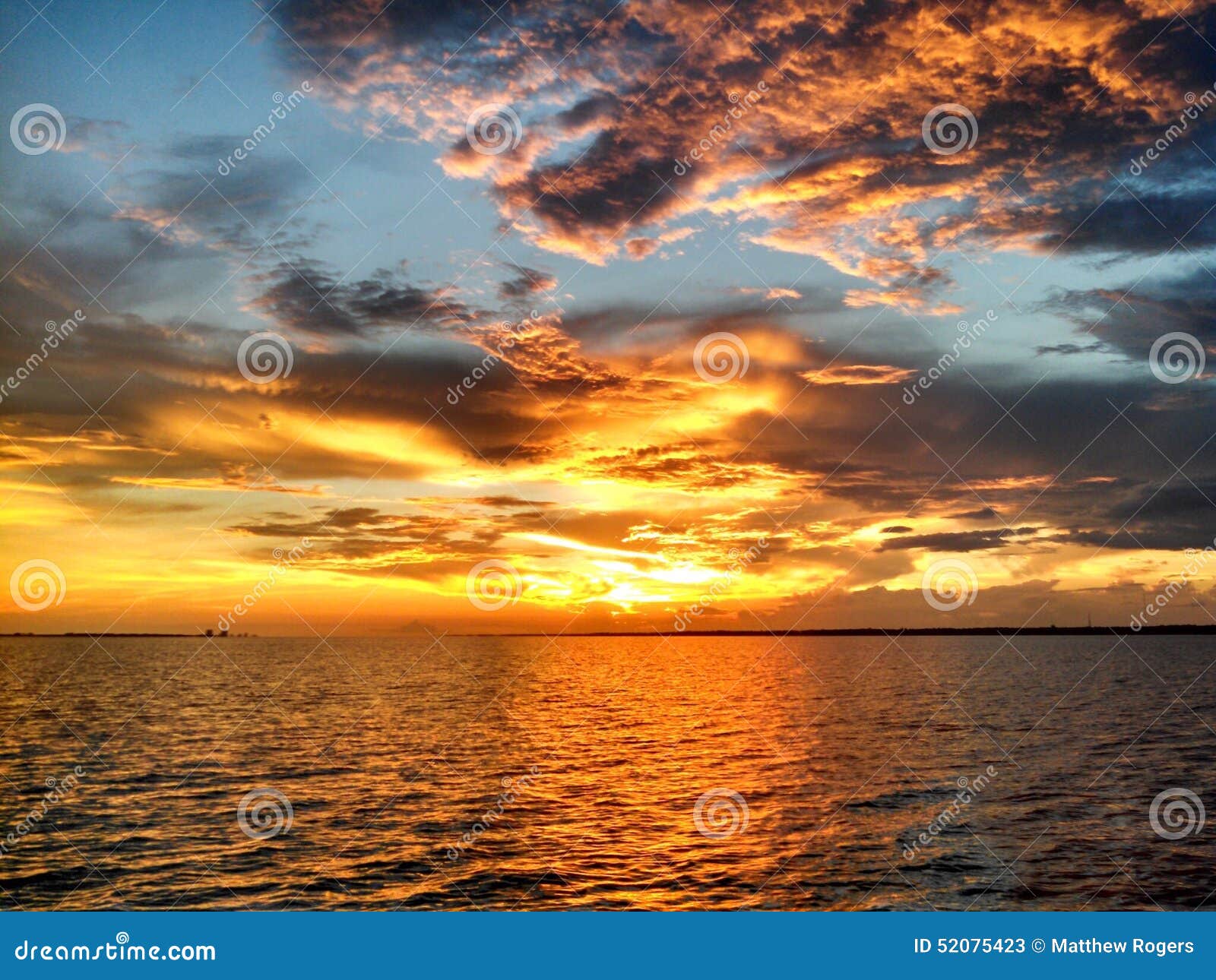 Vivid sunset stock image. Image of active, violent, vivid - 52075423