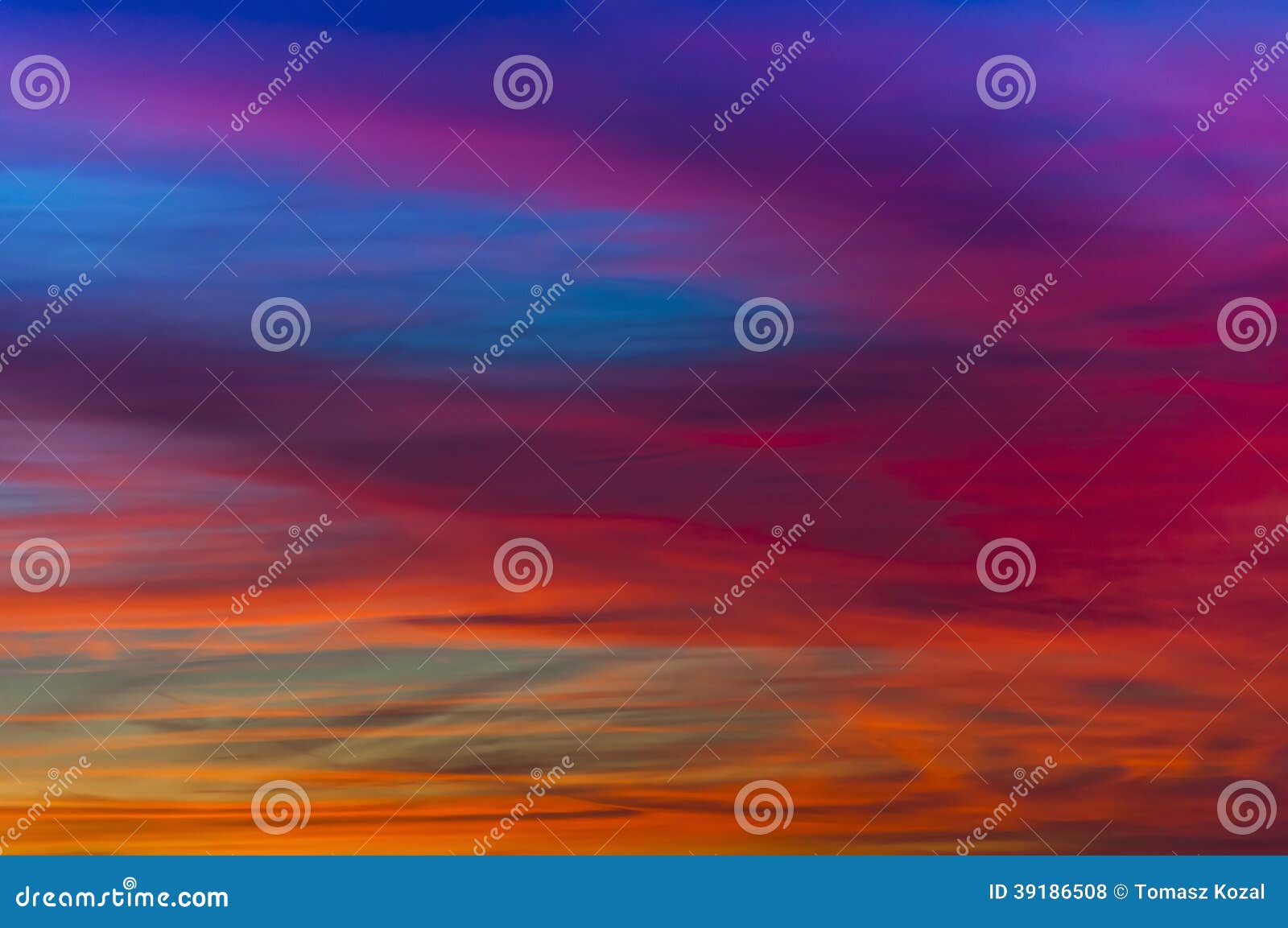 Vivid sunset stock photo. Image of scenic, bright, orange - 39186508