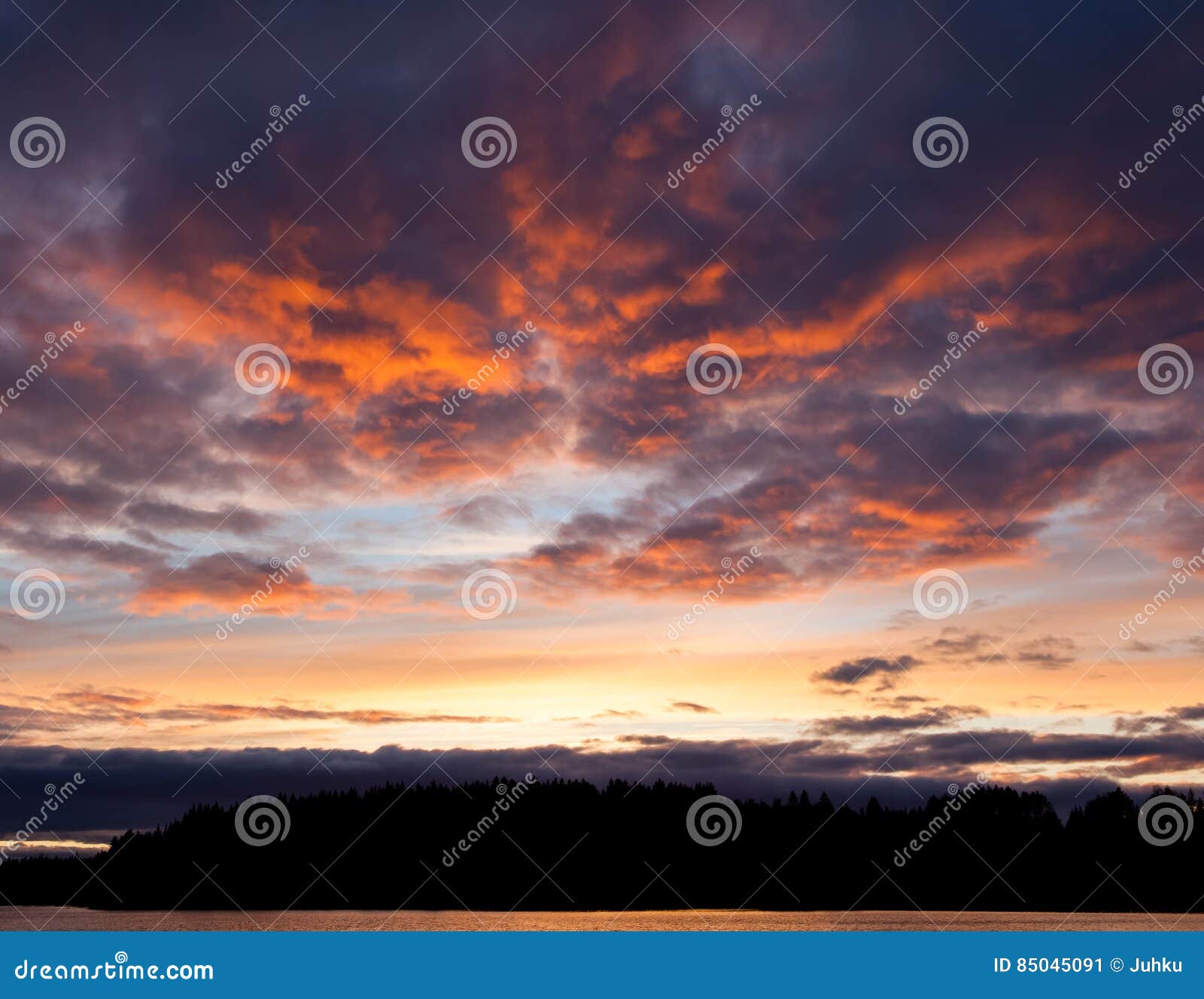 Vivid sunset sky landscape stock image. Image of background - 85045091