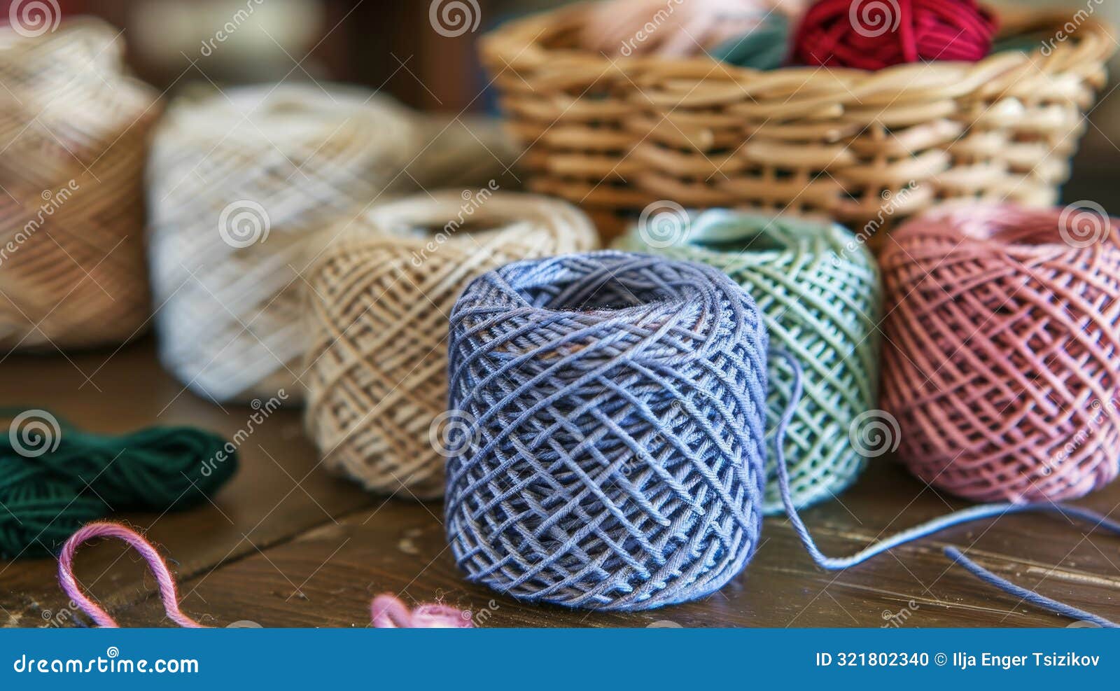 Vivid Yarn Rolls Forming a Vibrant and Colorful Backdrop Ideal for ...