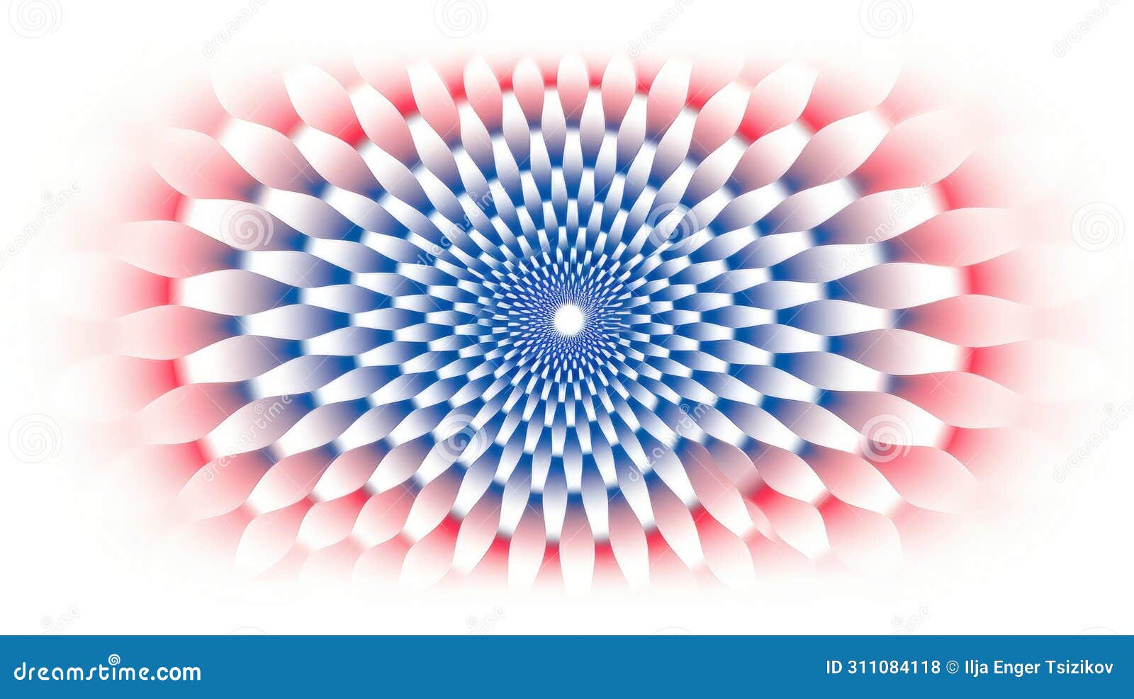Vividly Dynamic Optical Illusion of Spiraling Sharp Edged Square Moire ...