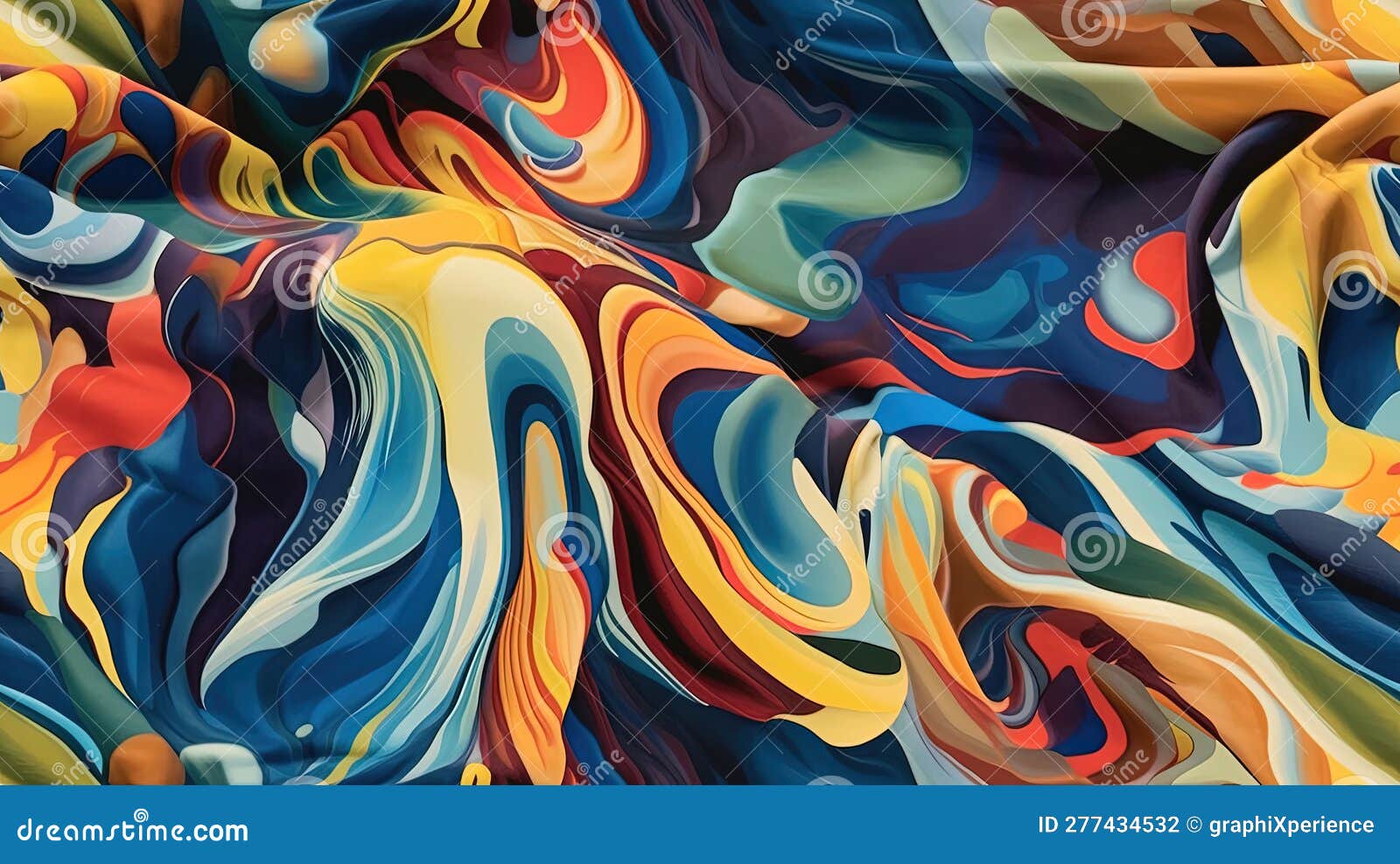 Vivit Color Fabric Pattern Design Stock Illustration - Illustration of ...