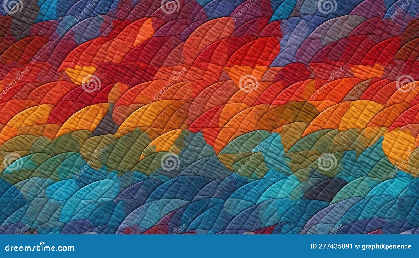 Vivit Color Fabric Pattern Design Stock Illustration - Illustration of ...