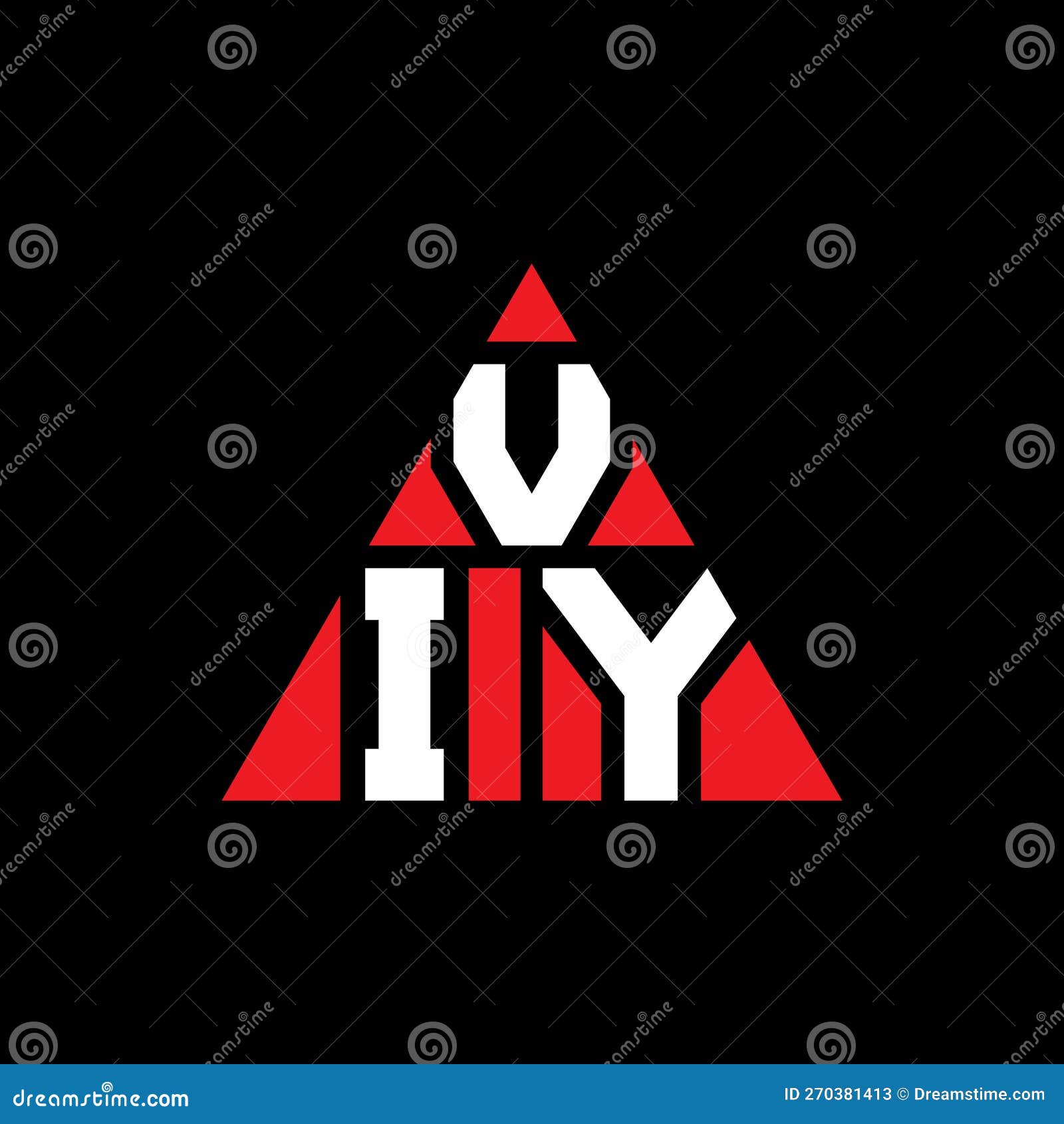 VIY Triangle Letter Logo Design with Triangle Shape. VIY Triangle Logo ...