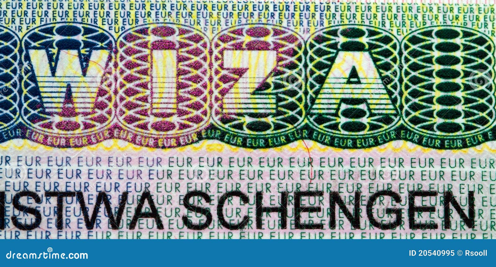 Viza schengen stock image. Image of card, foreign, export - 20540995