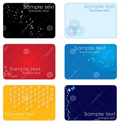 Vizit_card stock vector. Illustration of blue, curl, marketing - 19833995
