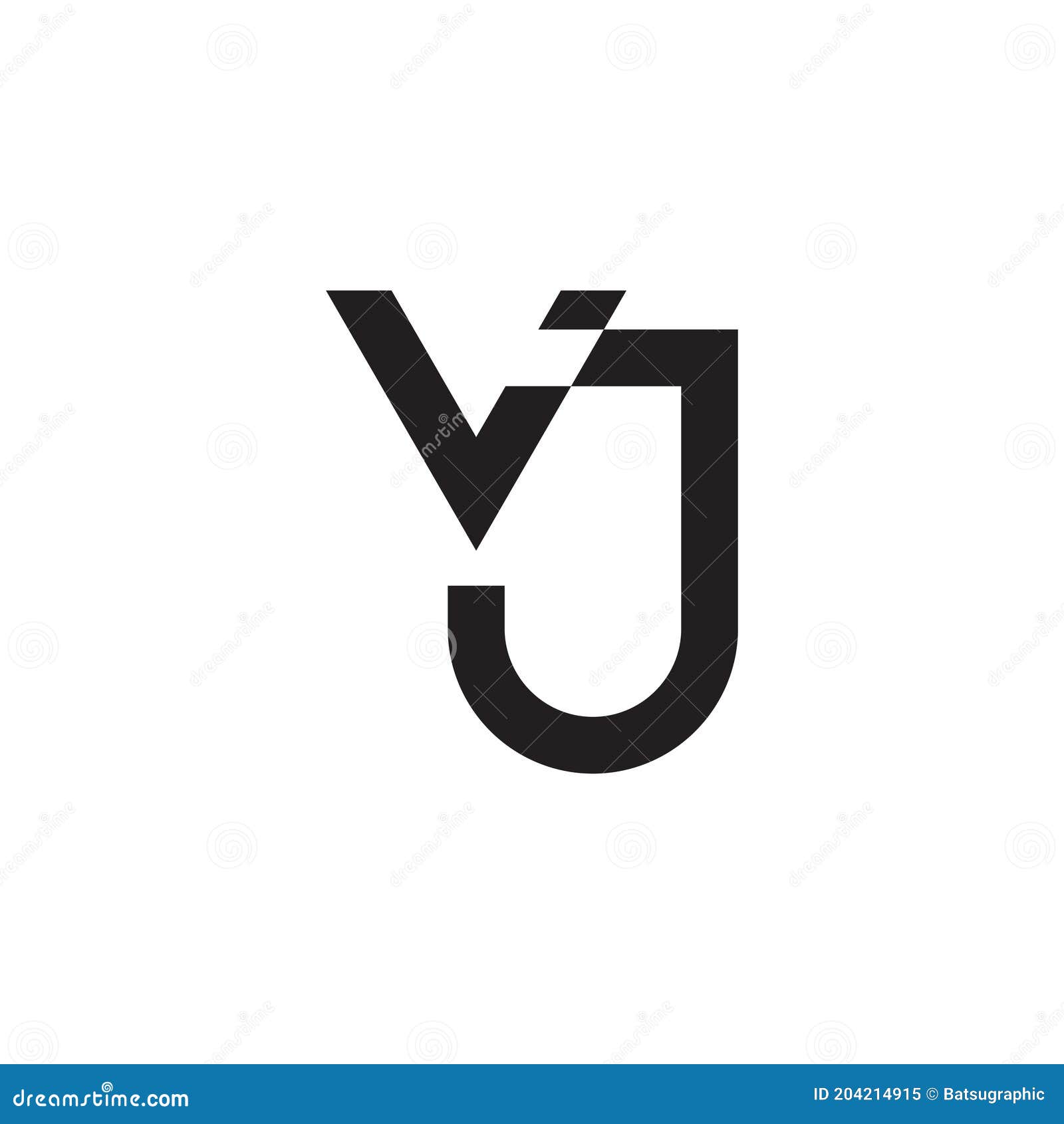 Vj Initial Letter Vector Logo Icon Stock Vector - Illustration of ...