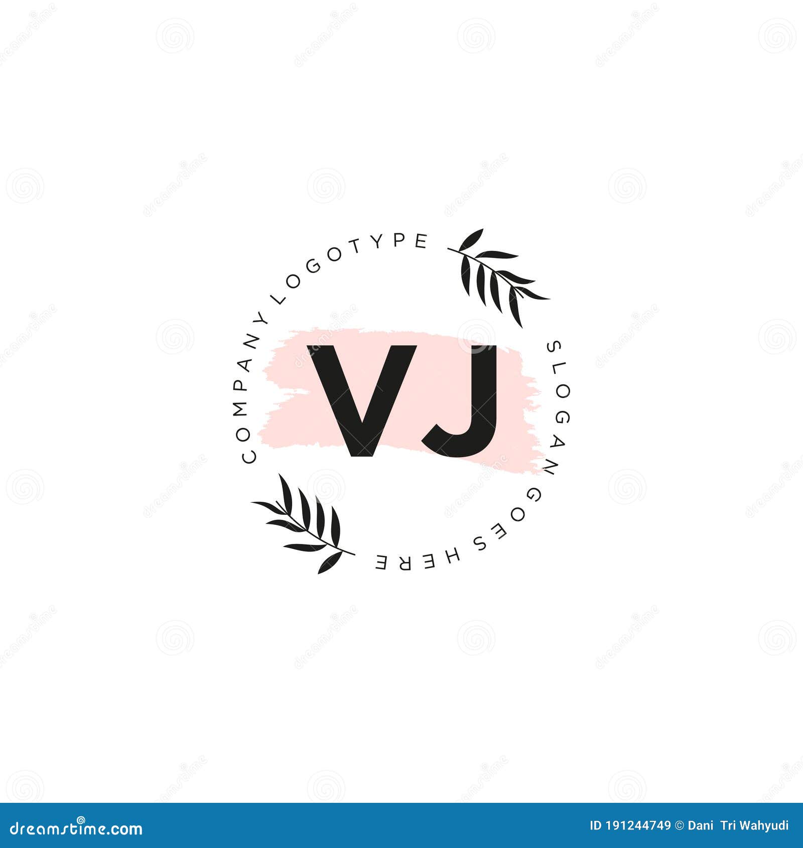 VJ Letter Logo Icon Design Template Elements Stock Vector ...