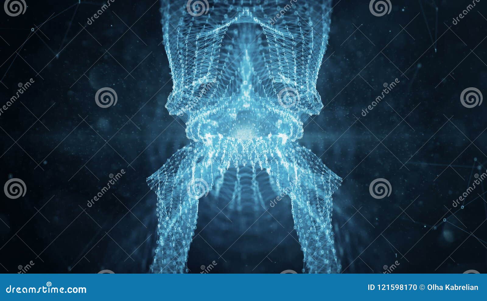 VJ Loop - Digital Binary Plexus Data Networks Abstract Motion Background Stock Footage - Video ...