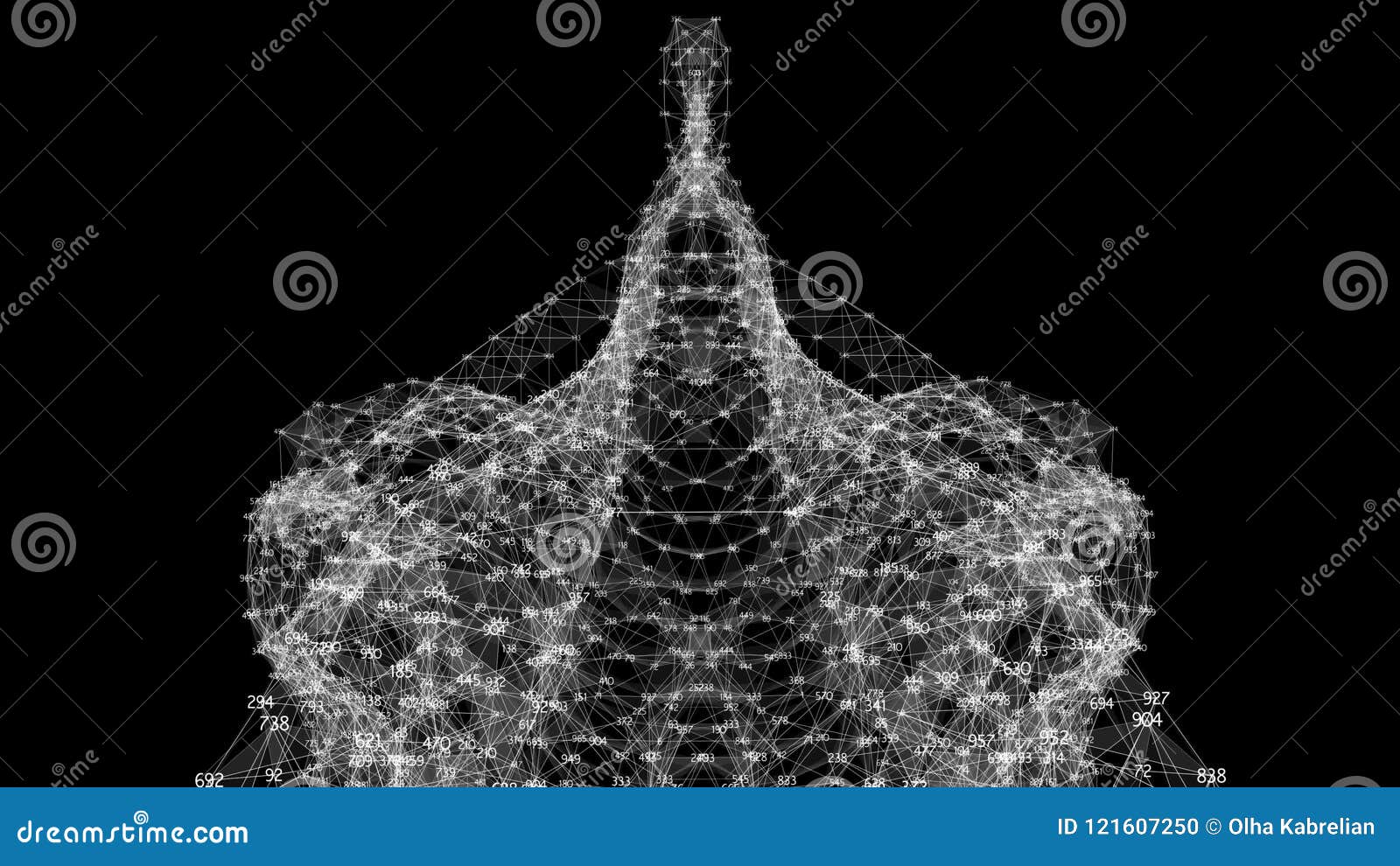 Vj Loop Random Digits Plexus Data Networks Abstract Motion Background 9959