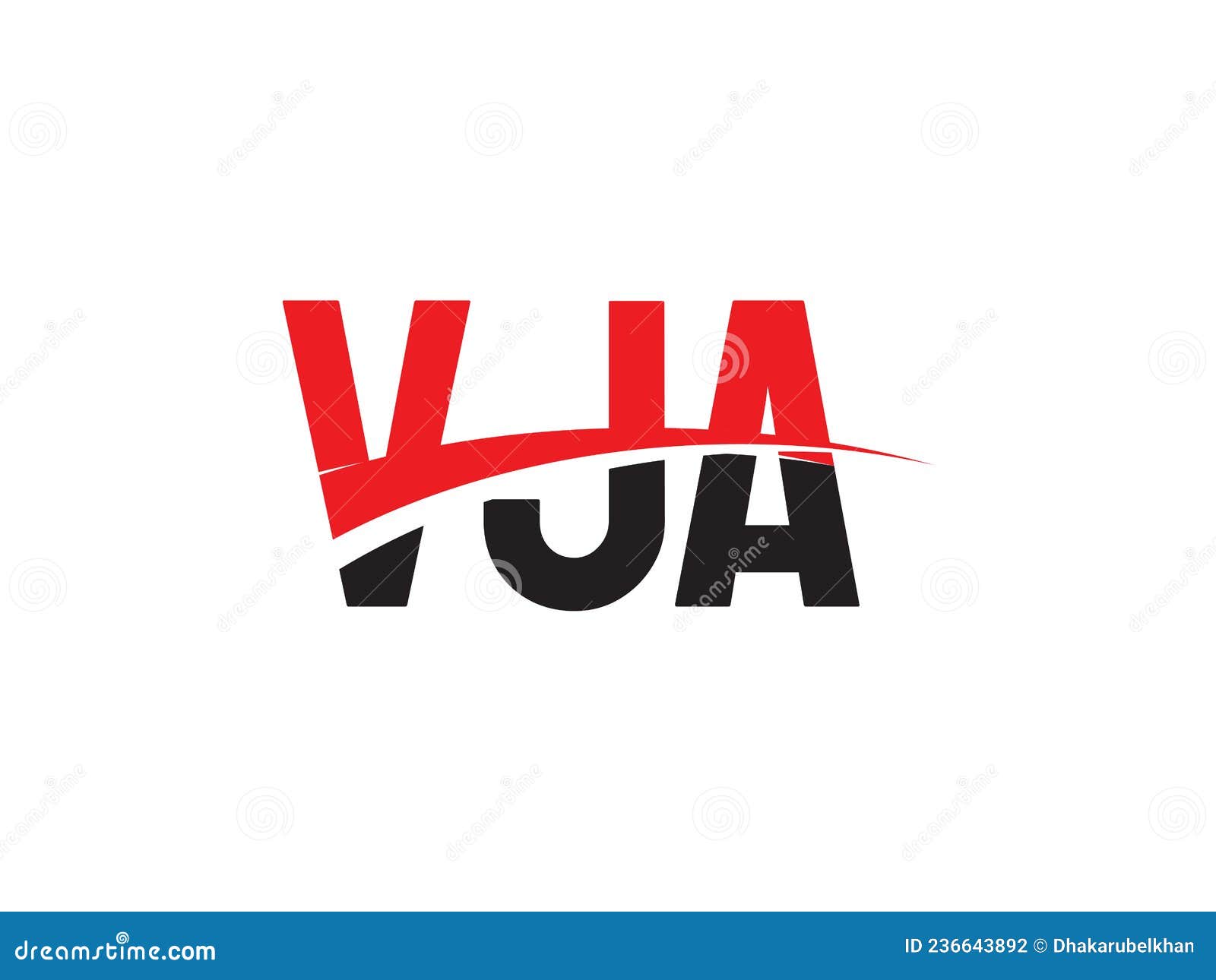 VJA Letter Initial Logo Design Vector Illustration Stock Vector ...