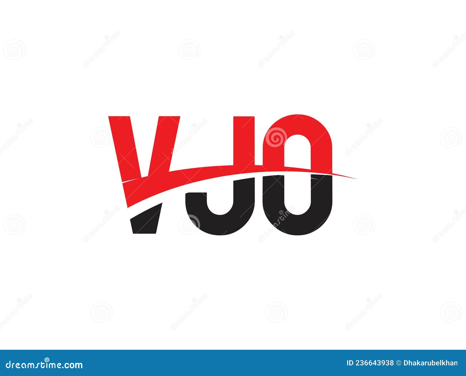 VJO Letter Initial Logo Design Vector Illustration Stock Vector ...