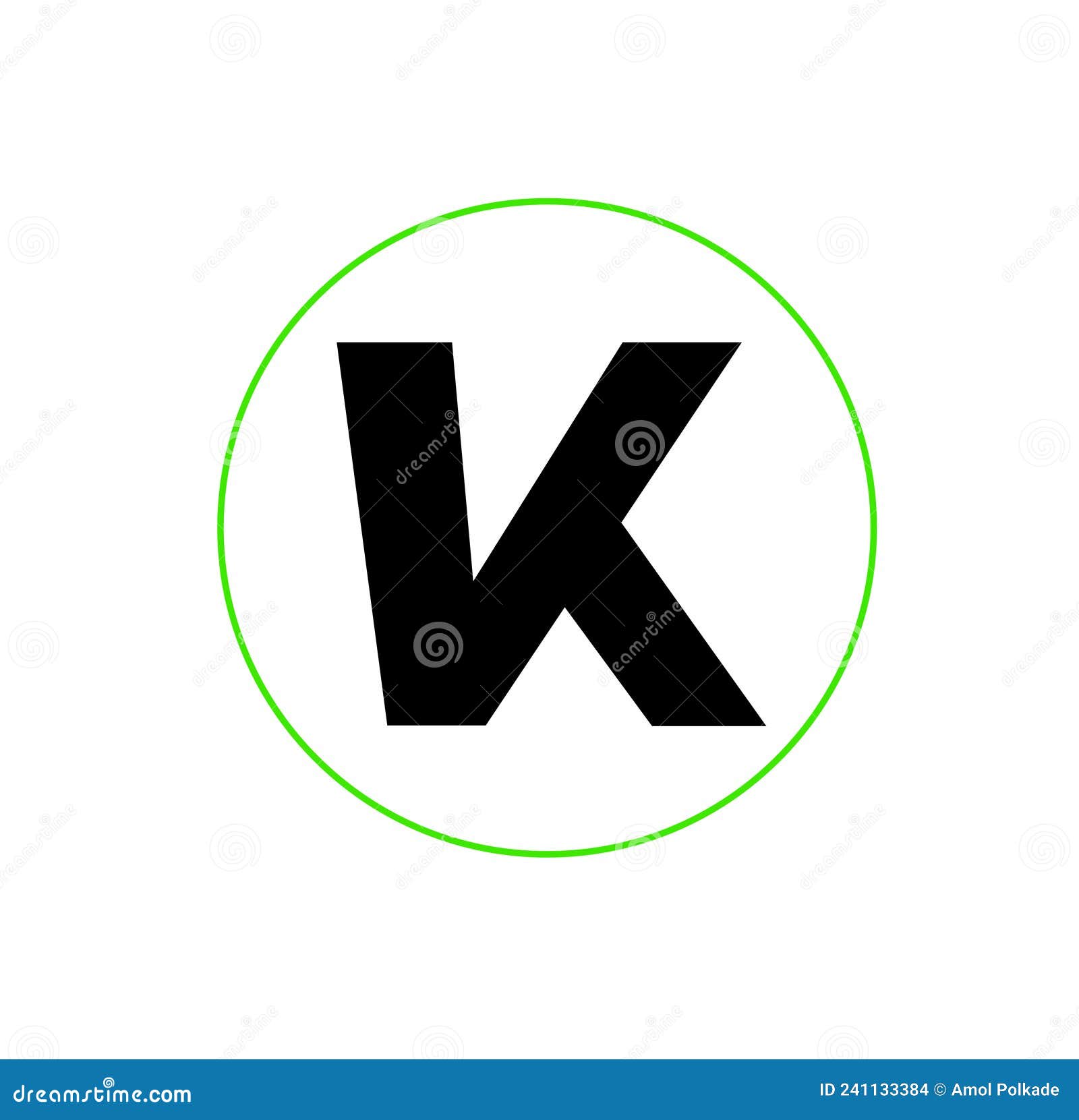 VK Brand Name Initial Letters Monogram. VK Vector Icon Stock Vector ...