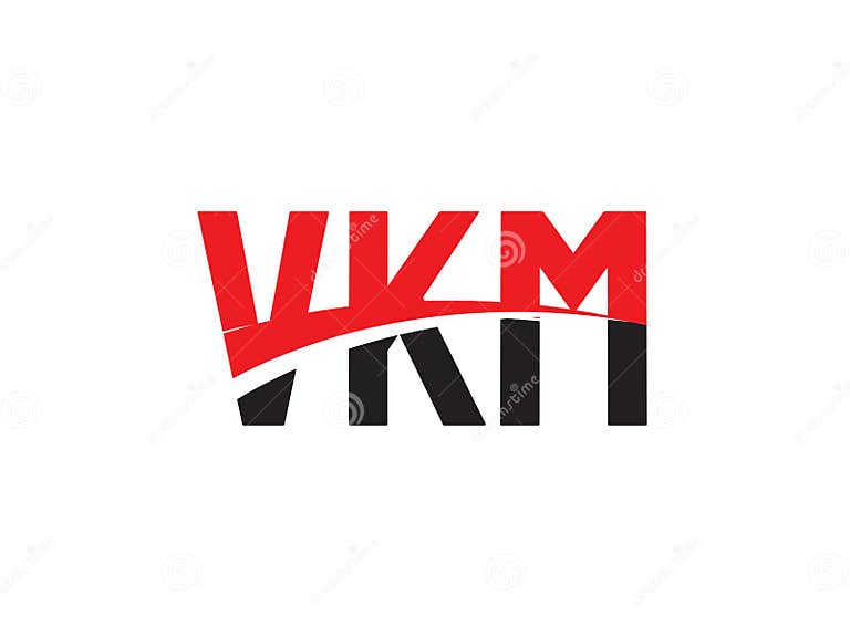 VKM Letter Initial Logo Design Vector Illustration Stock Vector ...