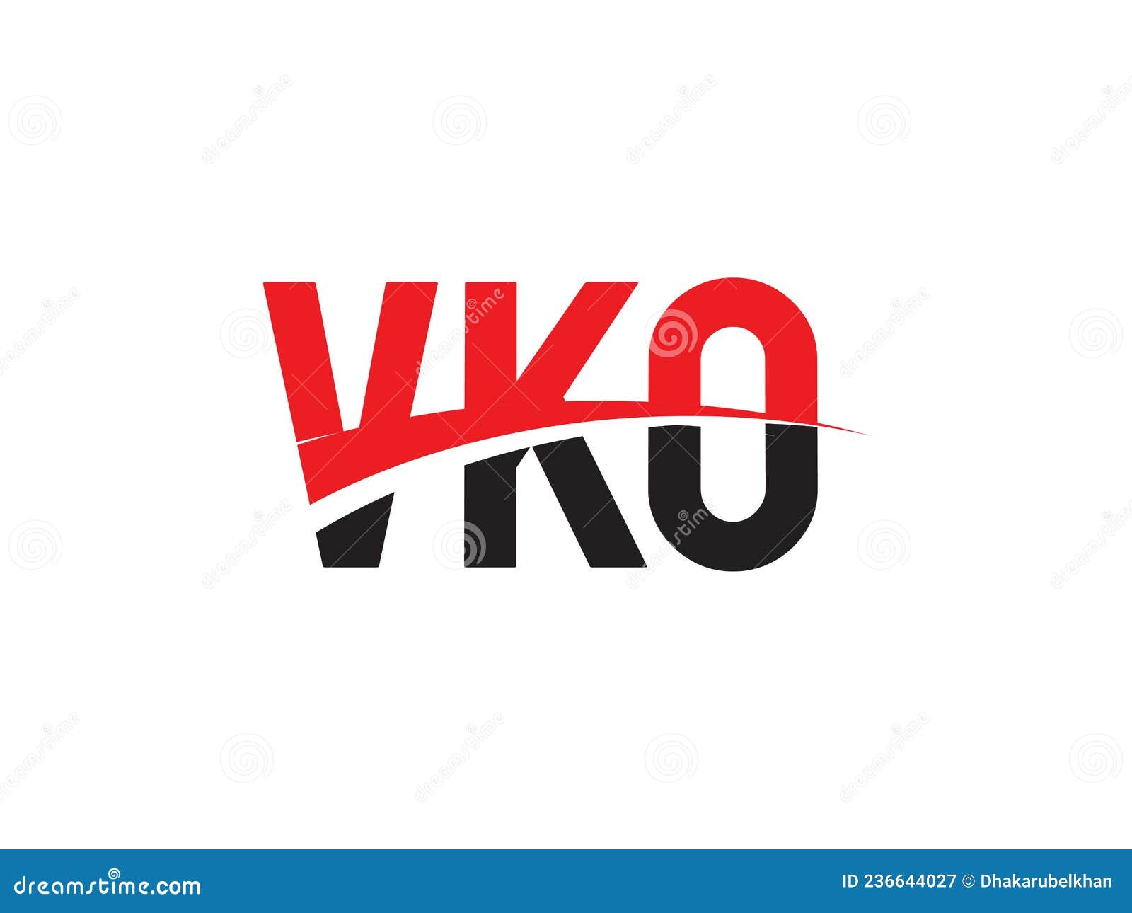 VKO Letter Initial Logo Design Vector Illustration Stock Vector ...