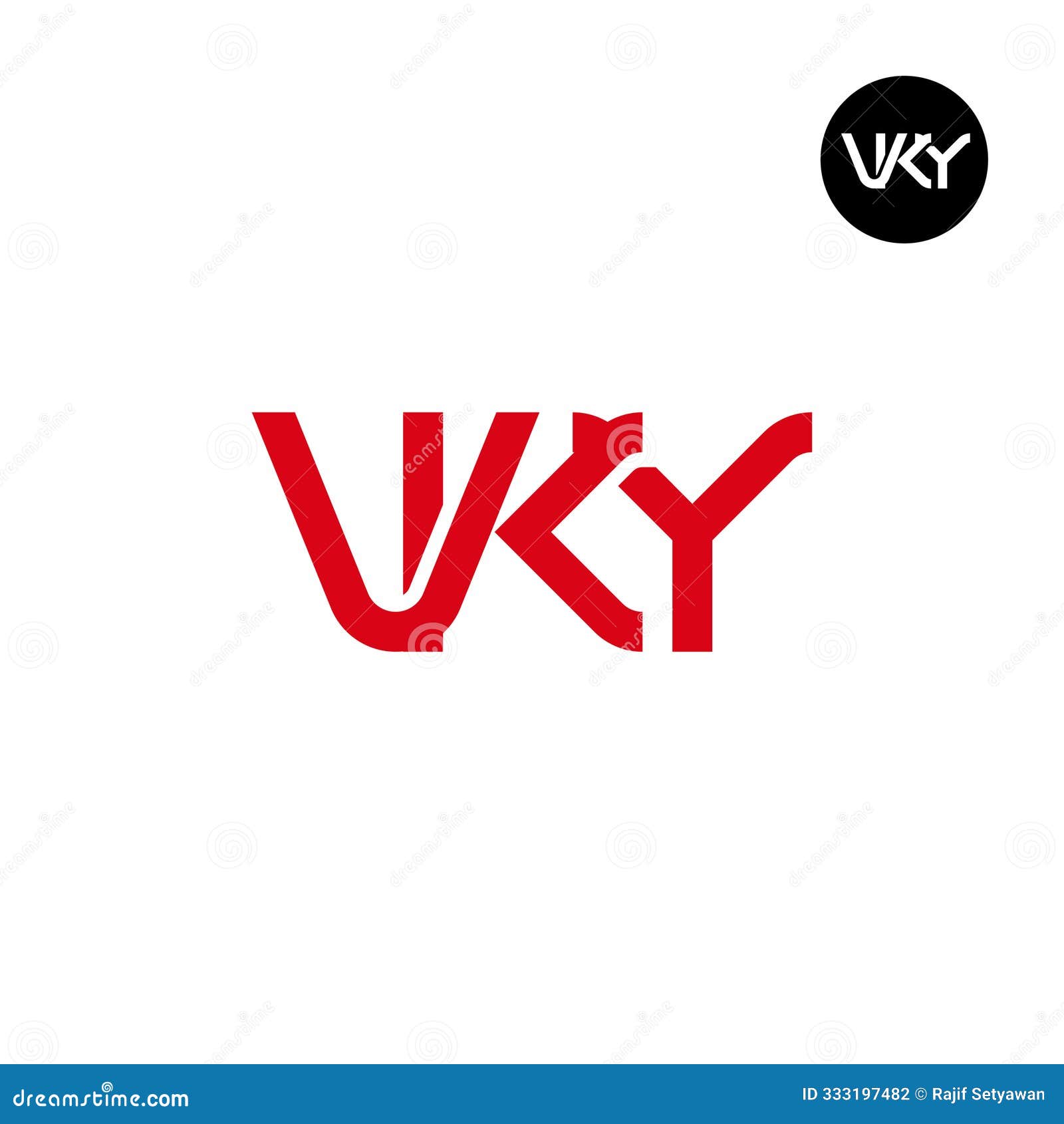 VKY Logo Letter Monogram Design Stock Vector - Illustration of initials ...