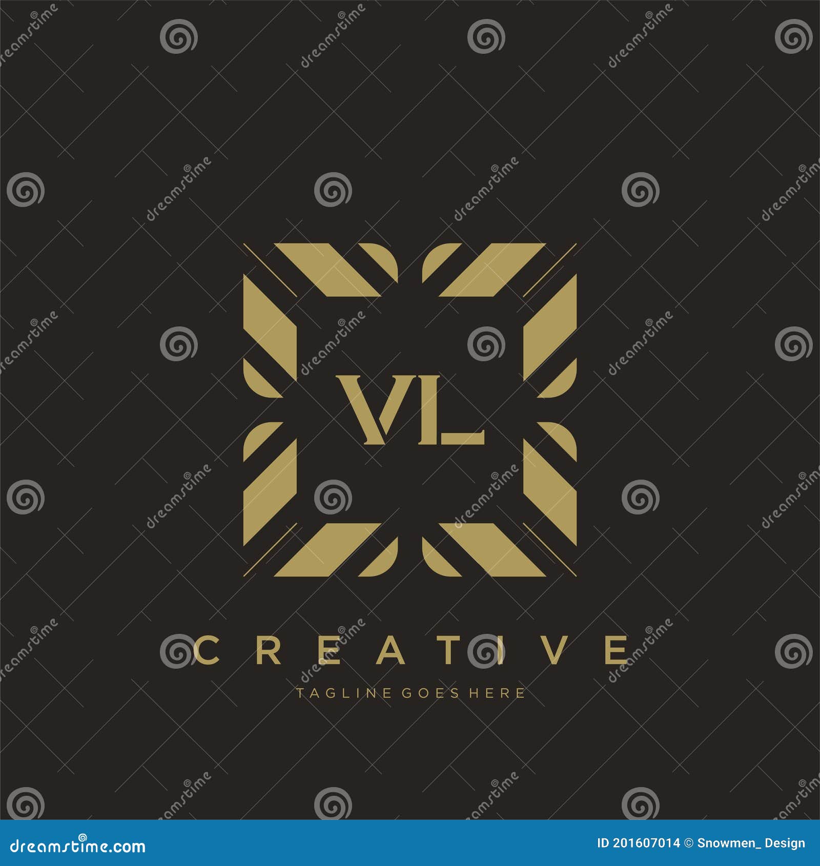 VL Initial Letter Luxury Ornament Monogram Logo Template Vector Stock ...