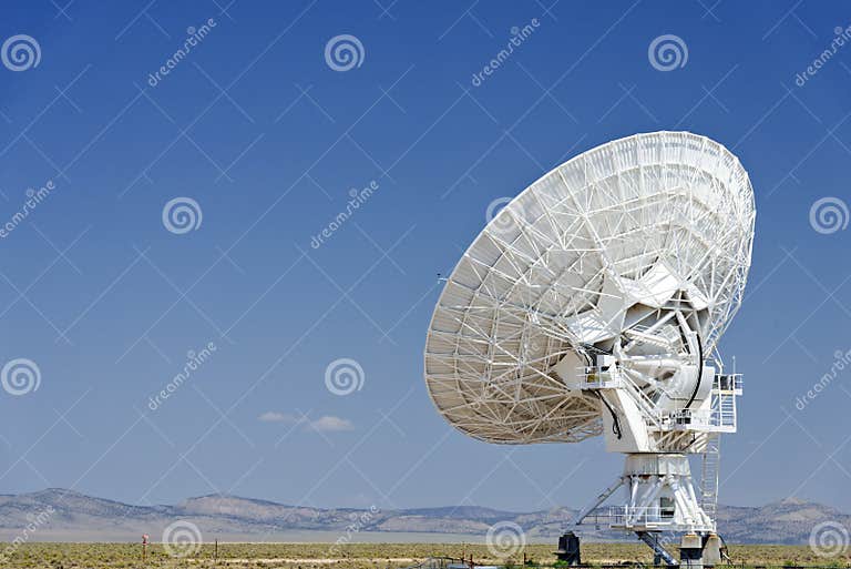 VLA radio telescope stock image. Image of satellite, wave - 26408149