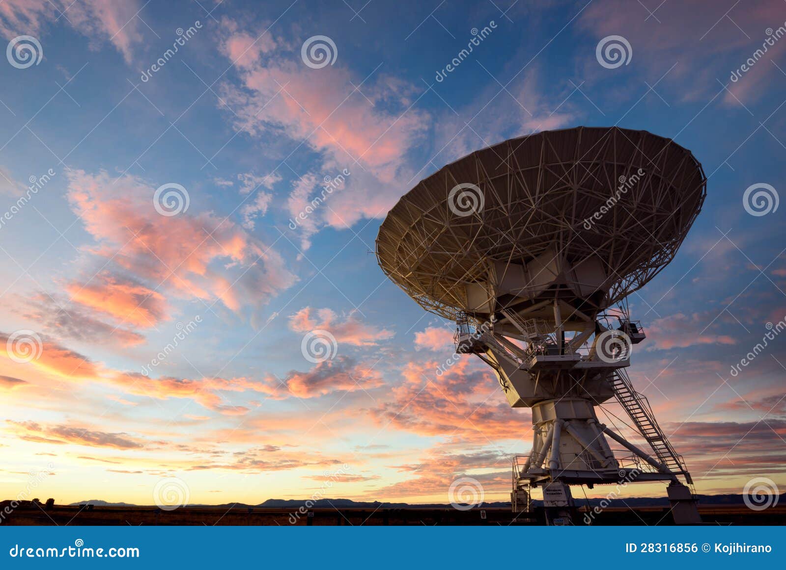 VLA radio telescope stock photo. Image of antenna, national - 28316856