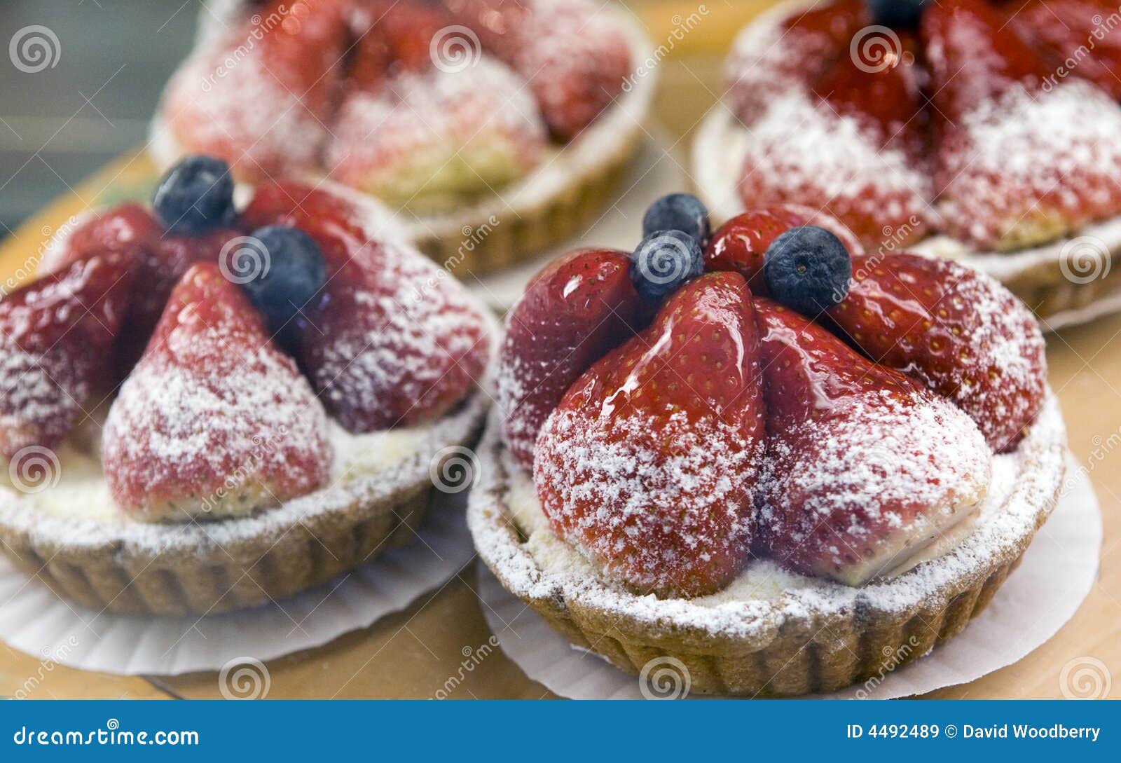 Vlaai stock afbeelding. Image of bosbes, vrucht, zoet - 4492489