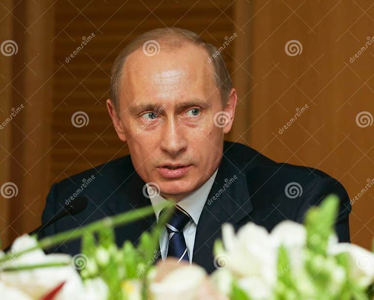 Vladimir Putin editorial stock image. Image of male, head - 4211279