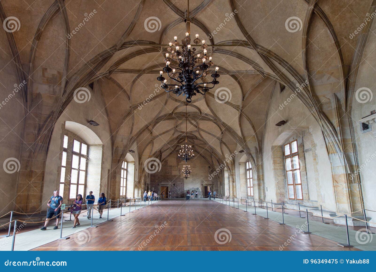 Vladislav Hall, Prague Castle Editorial Image - Image of gothic ...