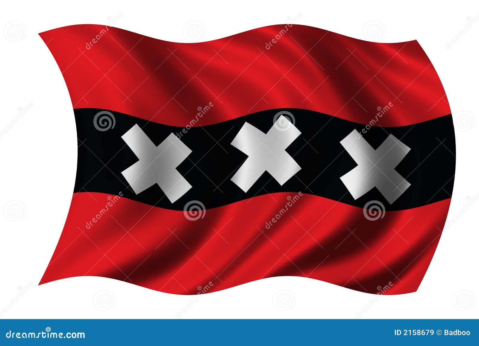 Vlag van Amsterdam stock illustratie. Illustration of nederland - 2158679 Vlag van Amsterdam stock illustratie. Illustration of nederland - 2158679