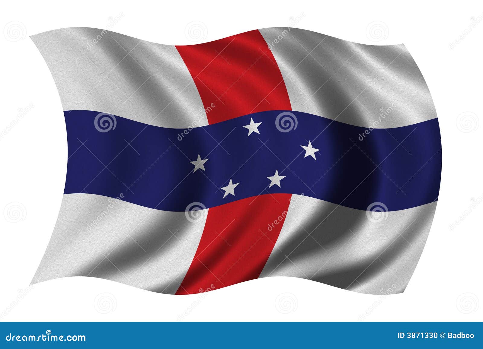 Vlag Van De Antillen Van Nederland Stock Illustratie - Illustration of ... Vlag Van De Antillen Van Nederland Stock Illustratie - Illustration of ...