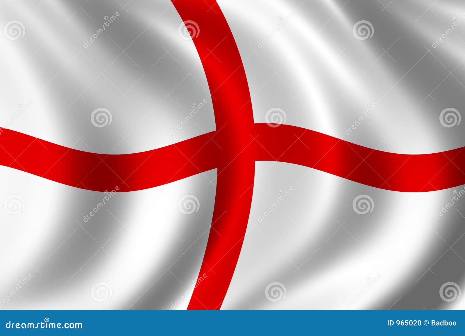 Vlag van Engeland stock illustratie. Illustration of koninkrijk - 965020