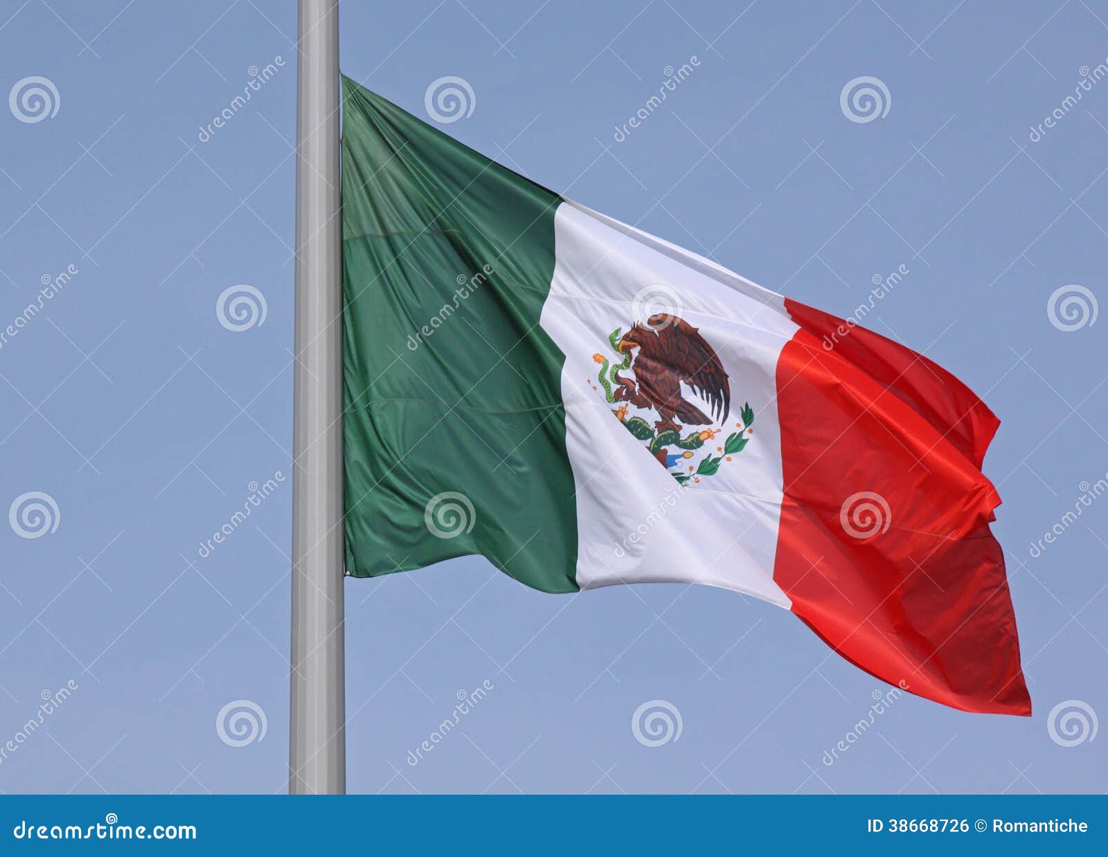Vlag van Mexico stock foto. Image of ambtenaar, sluit - 38668726