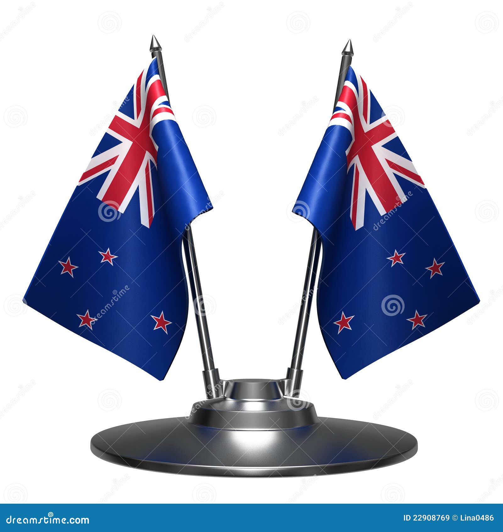 Vlag van Nieuw Zeeland stock illustratie. Illustration of vlag - 22908769