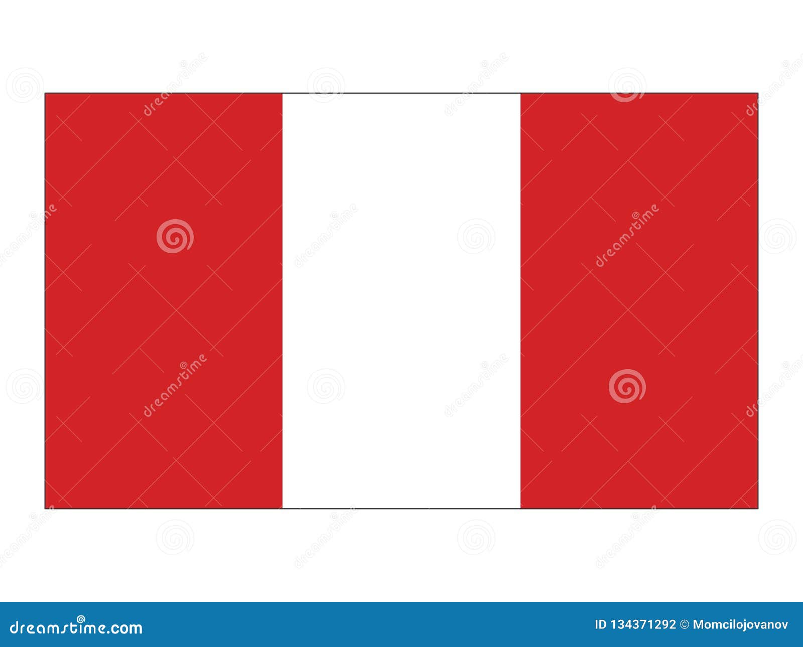 Vlag van Peru vector illustratie. Illustration of eilanden - 134371292