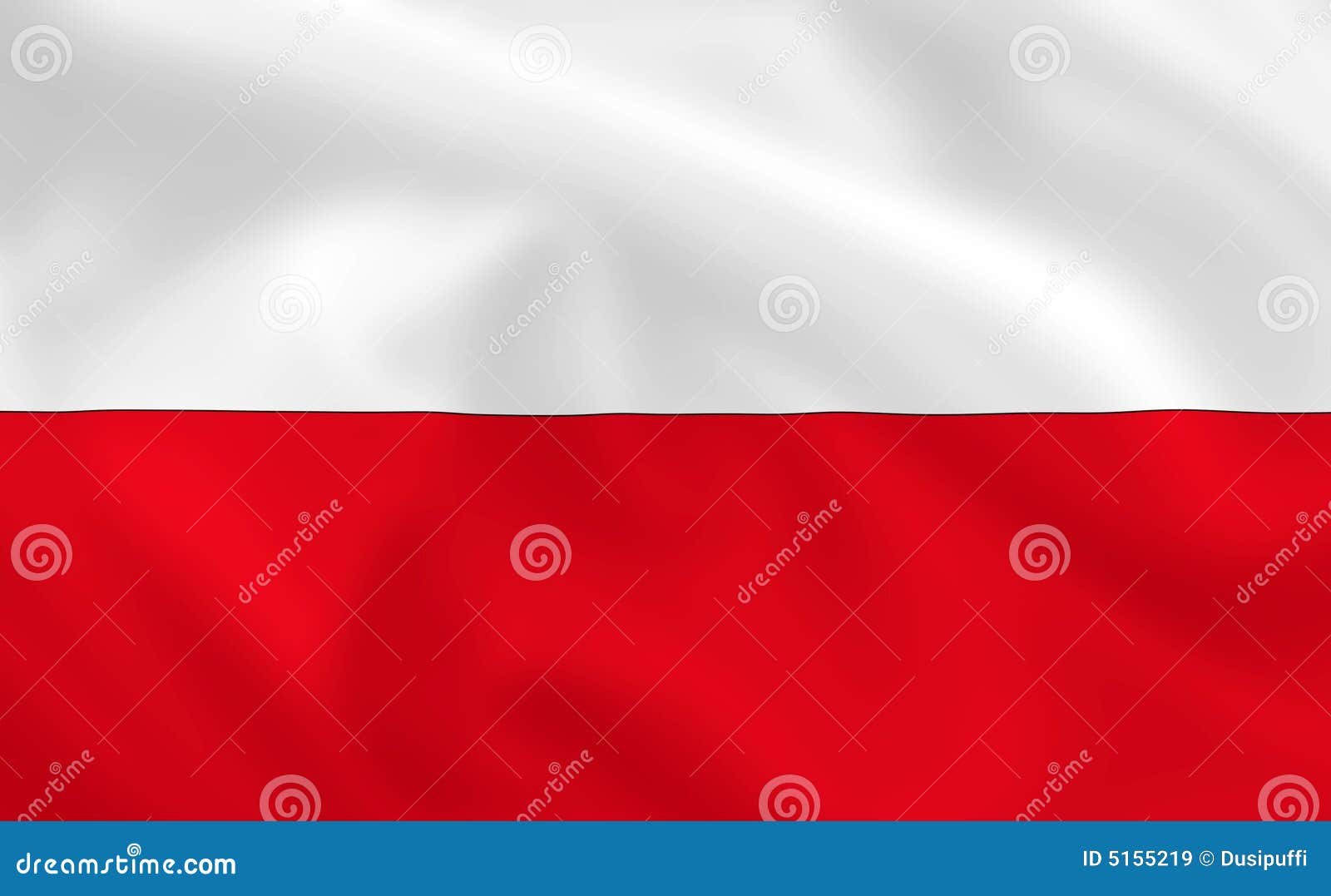 Vlag van Polen stock illustratie. Illustration of doek - 5155219