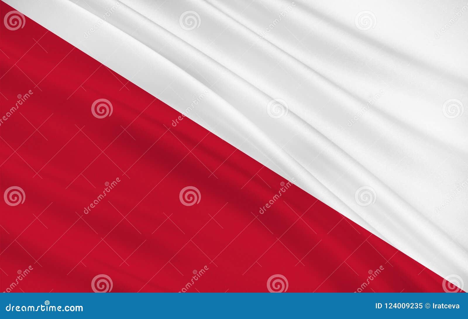 Vlag Van Utrecht, Nederland Stock Illustratie - Illustration of utrecht ...