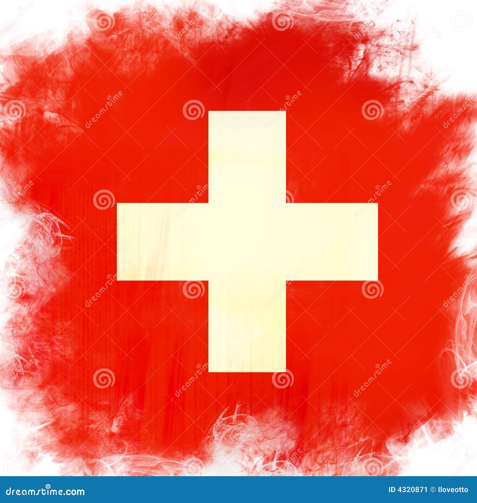 Vlag van Zwitser stock illustratie. Illustration of achtergrond - 4320871