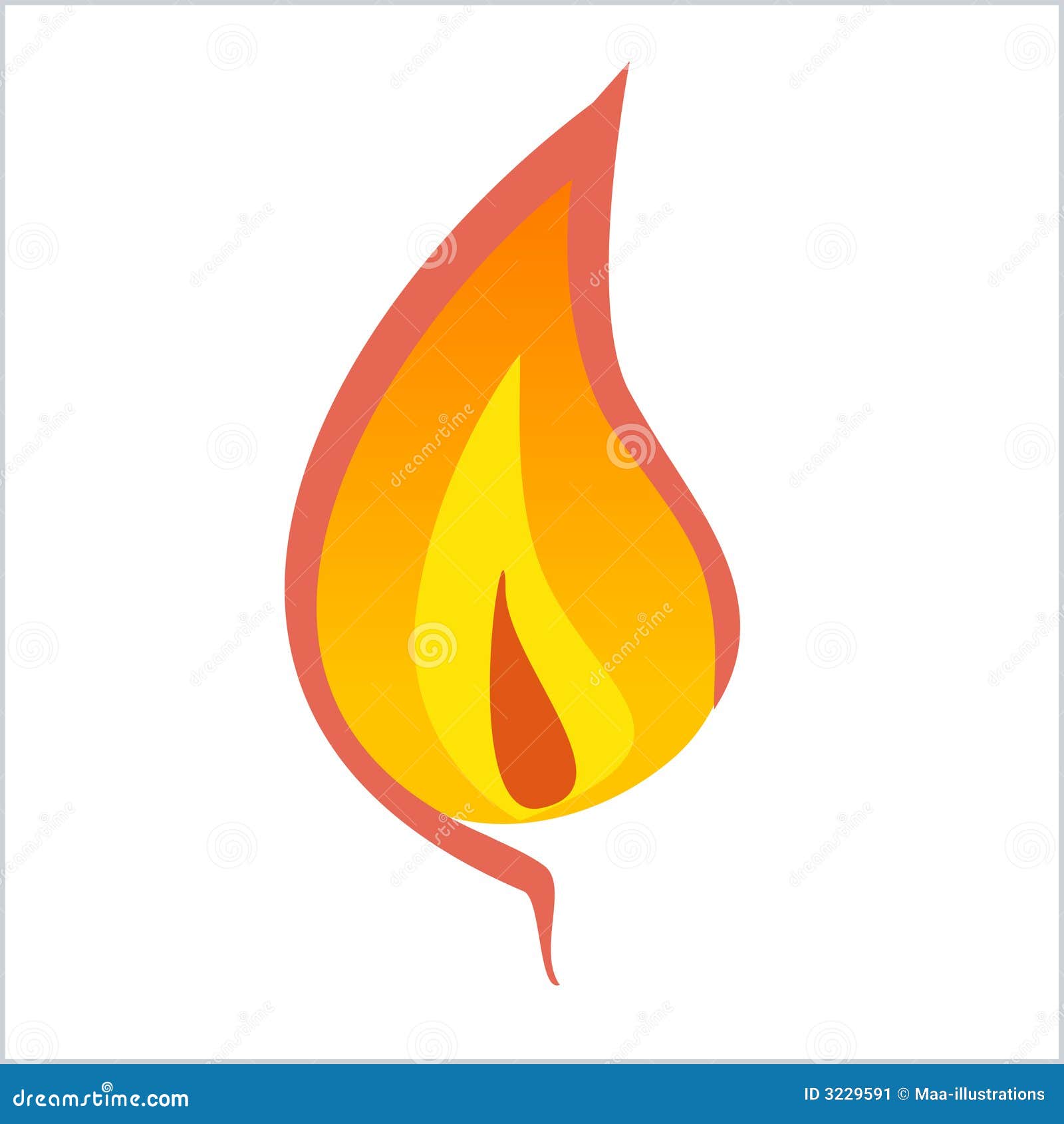 Vlam vector illustratie. Illustration of brandbaar, achtergrond - 3229591