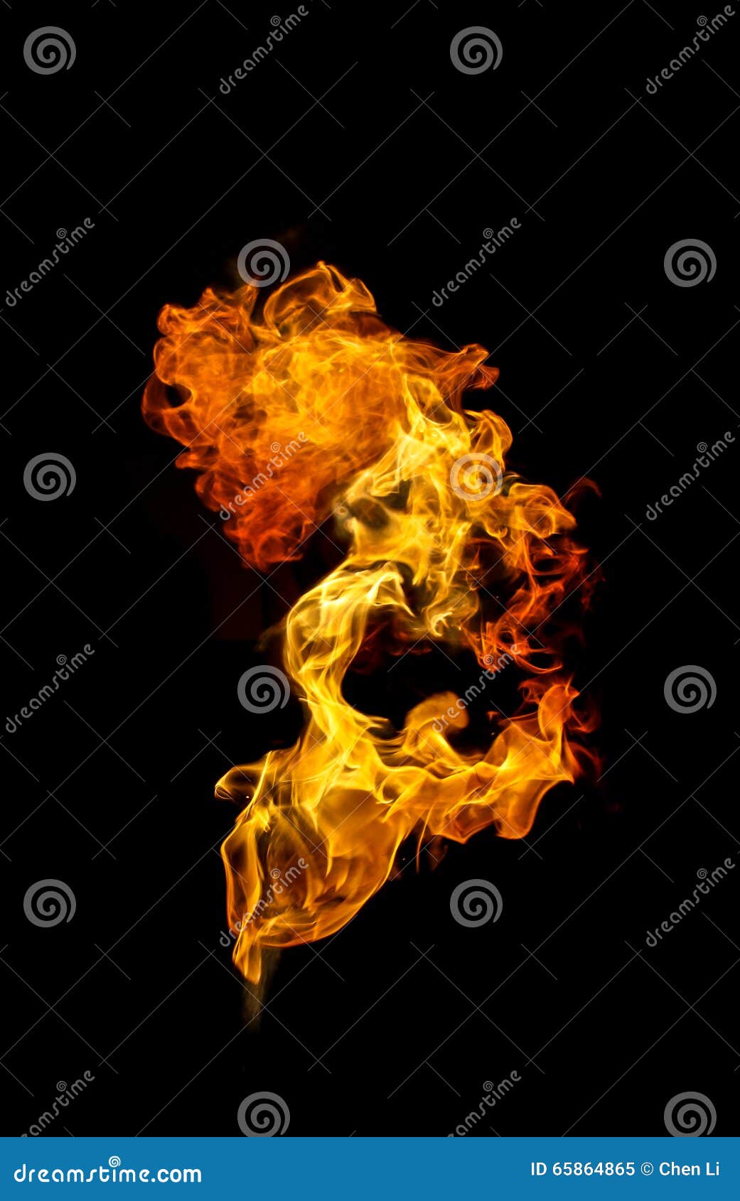 Vlam stock afbeelding. Image of licht, verbranding, rood - 65864865