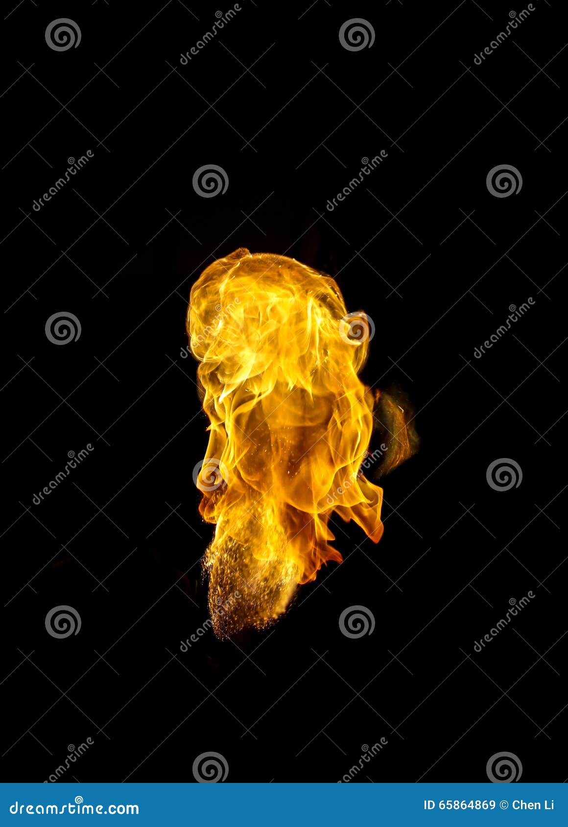 Vlam stock afbeelding. Image of brand, energie, nave - 65864869