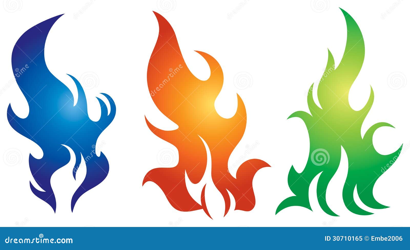 Vlam Logo Set vector illustratie. Illustration of lijn - 30710165