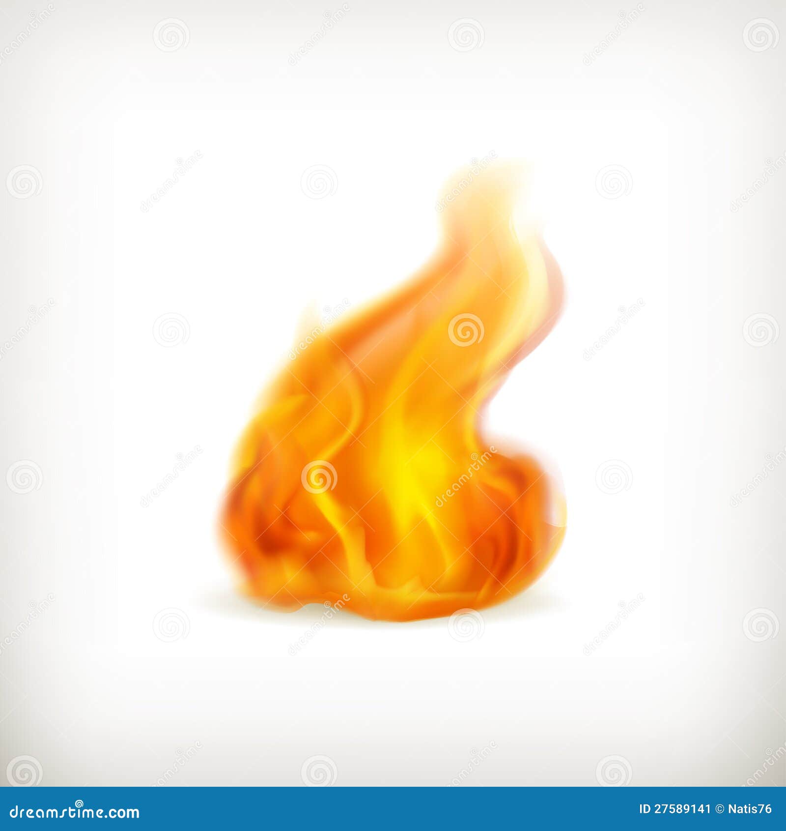 Vlam, Pictogram Stock Afbeelding - Afbeelding: 27589141