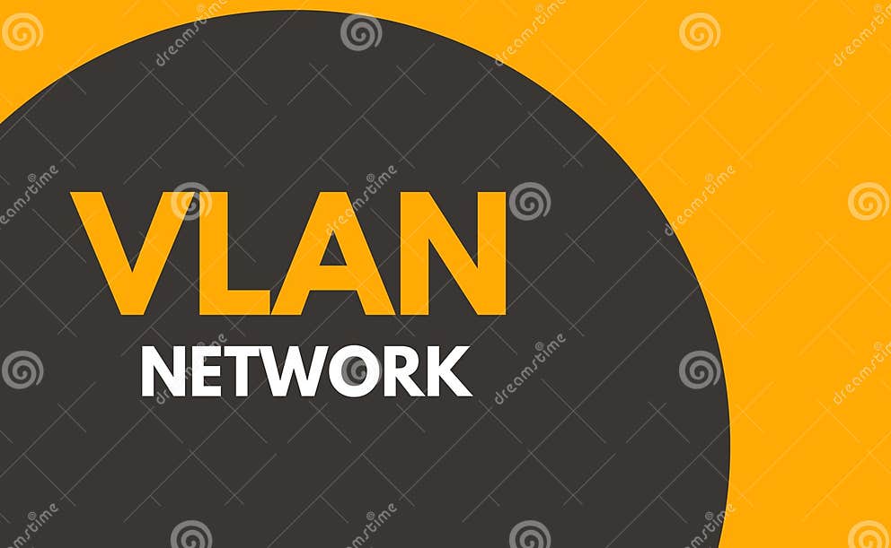 VLAN Network, Virtual Local Area Network Stock Illustration - Illustration of technology, intro ...